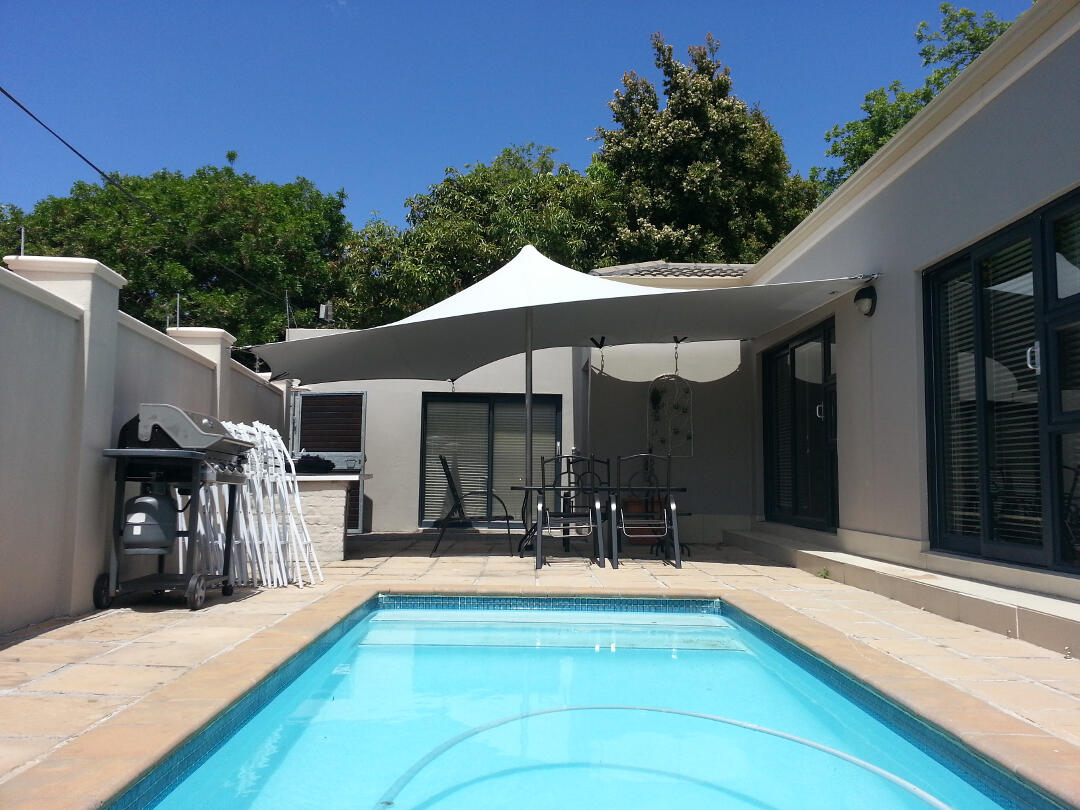 12 CUSTOM STRETCH TENT POOL SIDE GREY - RHI Stretch Tents